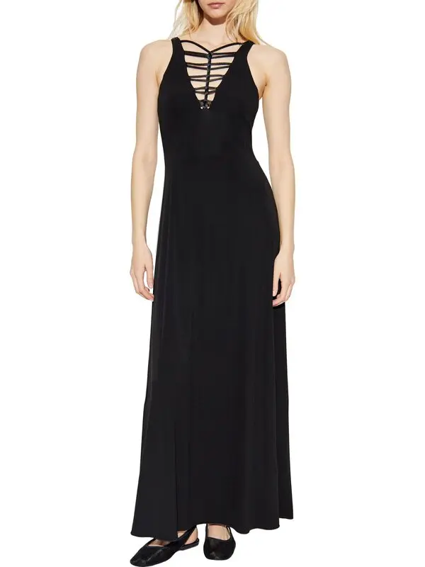 Emporio Armani Strappy Dress - Black