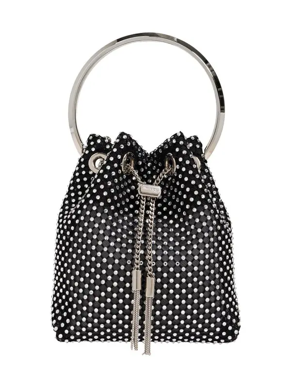 JIMMY CHOO Bon Bon Bucket Bag - Black