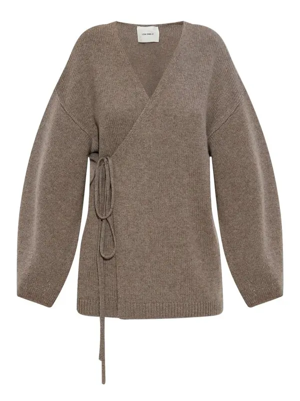 LISA YANG Laurina Cashmere Cardigan - Brown