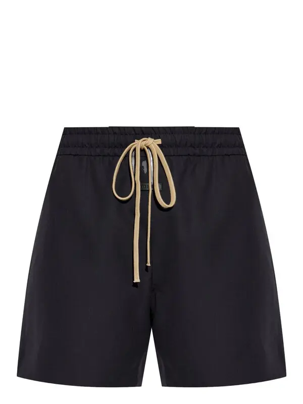 Fear Of God Logo Shorts - Navy Blue