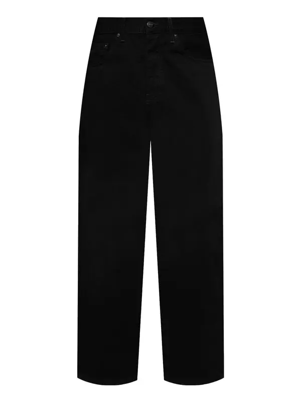 Carhartt Work In Progress Jeans With Logo - Black