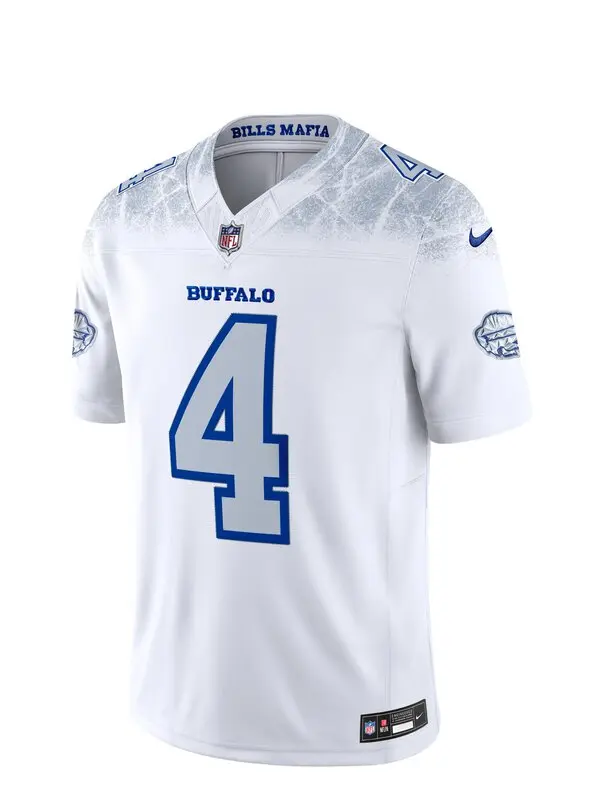 Nike James Cook Iii Buffalo Bills Rivalries Collection Dri-fit Nfl Limited Jersey - White