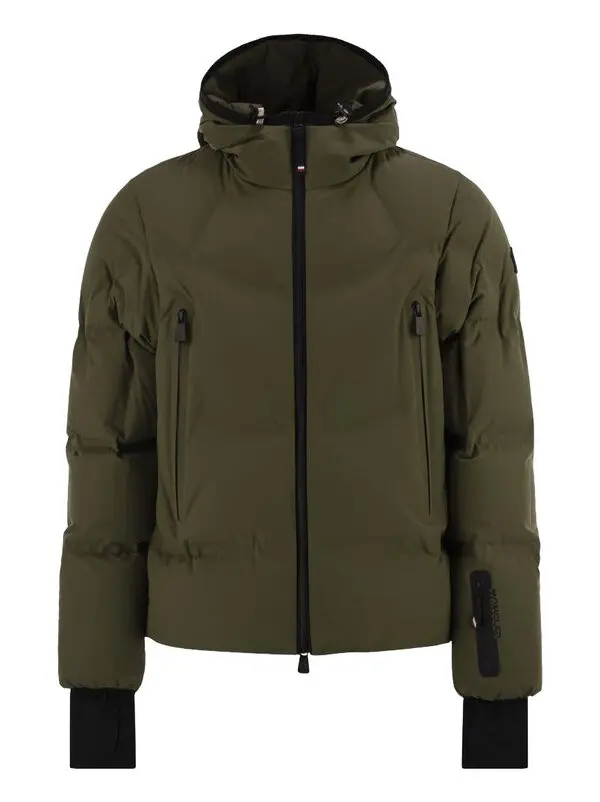 Moncler Angren Padded Ski Jacket With Hood - Green