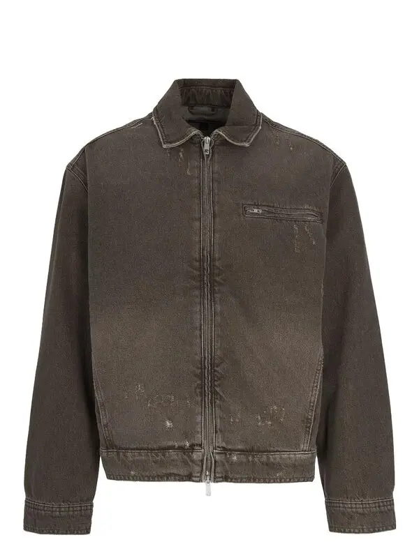 REPRESENT Cotton Jacket - Washed Olive