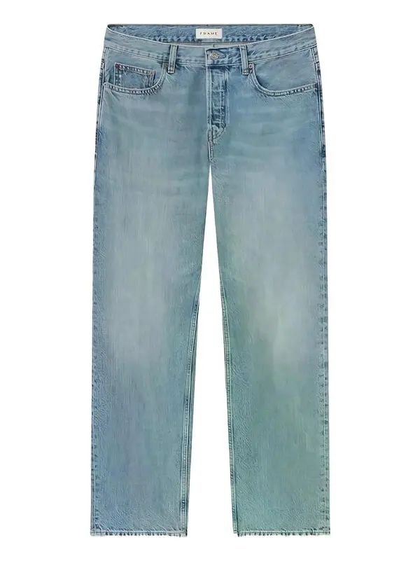 FRAME Cotton Five-pocket Jeans - Blue