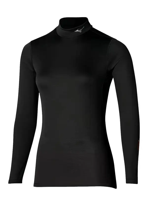 Mizuno High Neck Top - Black