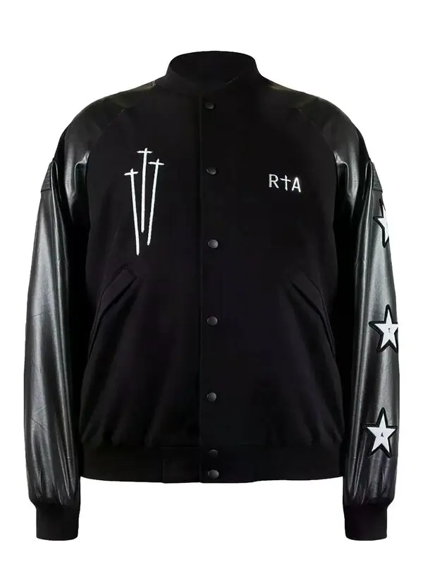 RtA Atticus Varsity Jacket - Black