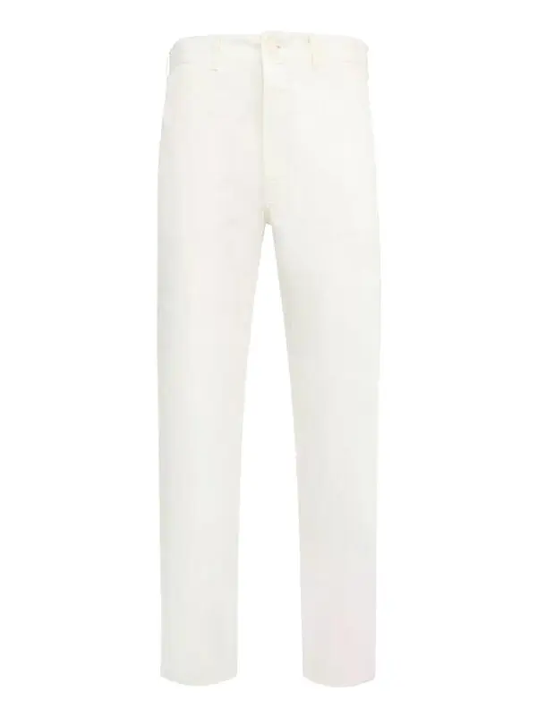 ORSLOW Button-fastening Belt-loops Trousers - White