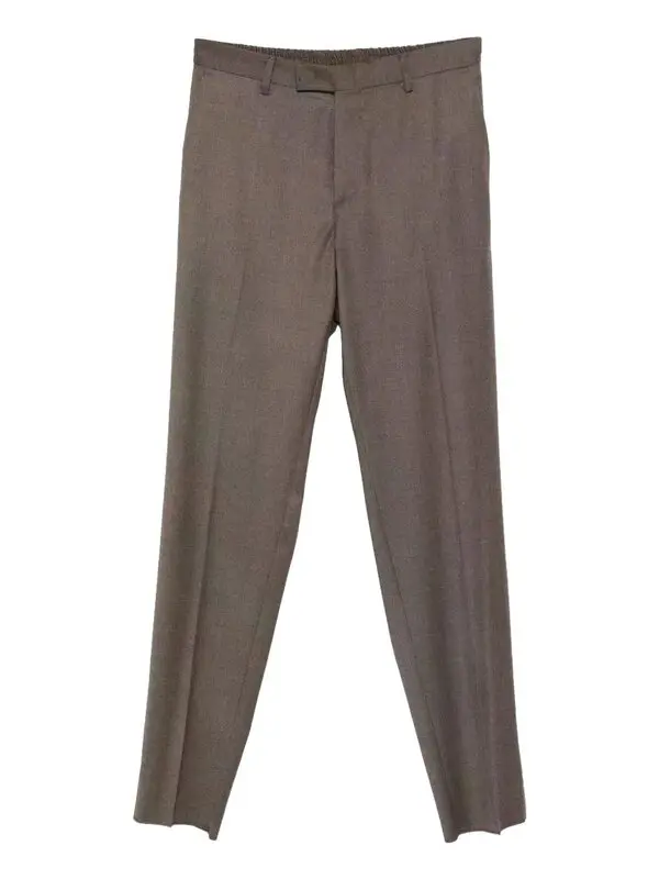 MAURIZIO BALDASSARI Straight-leg Trousers - Brown