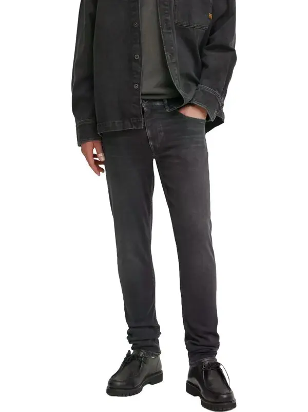 Marc O'polo Faded-wash Five-pocket Jeans - Black