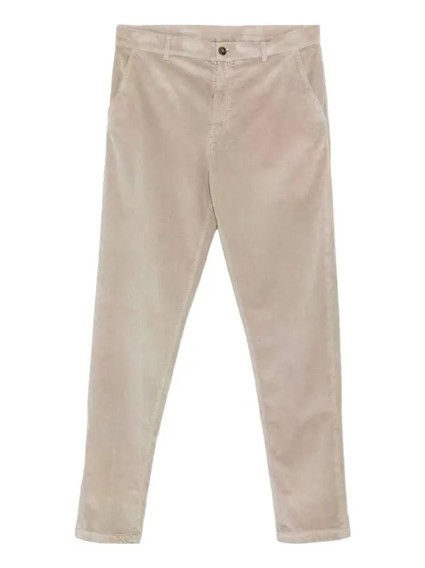 Canali Corduroy Trousers - Neutrals