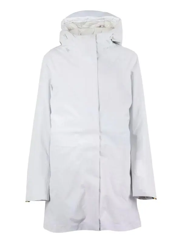 K-WAY Hooded Padded Jacket - Grey