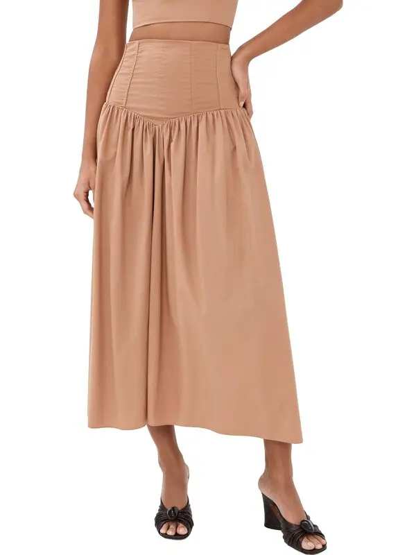 AZLEE Noora Skirt - Mocha