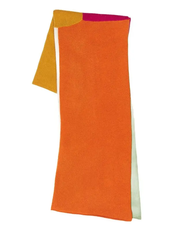 THE ELDER STATESMAN Cashmere Patchwork Shawl - Pop Color Patchwork