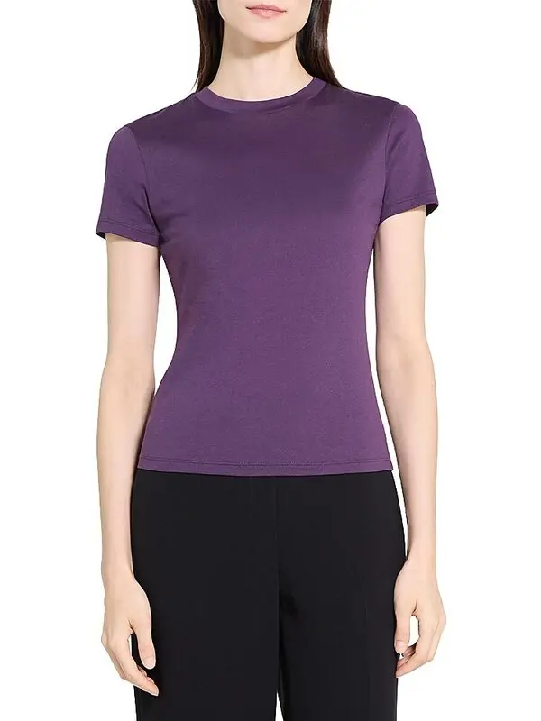 Theory Apex Tiny Tee - Black Iris