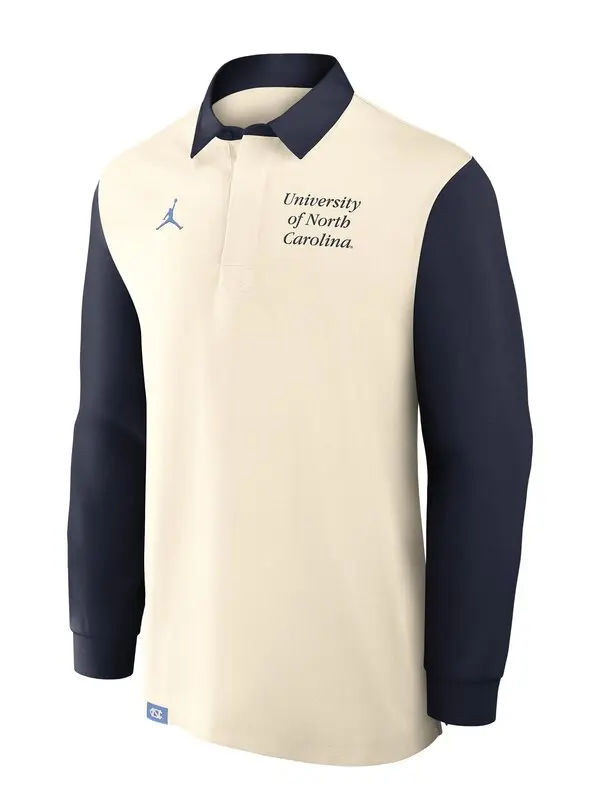 JORDAN North Carolina Rugby College Long-sleeve Top - Brown