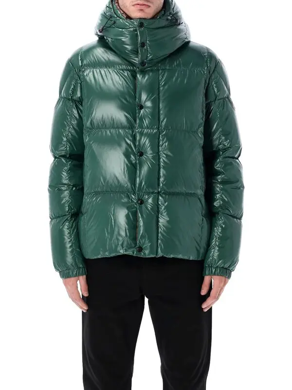 Moncler Parana Glossy Down Jacket - Green