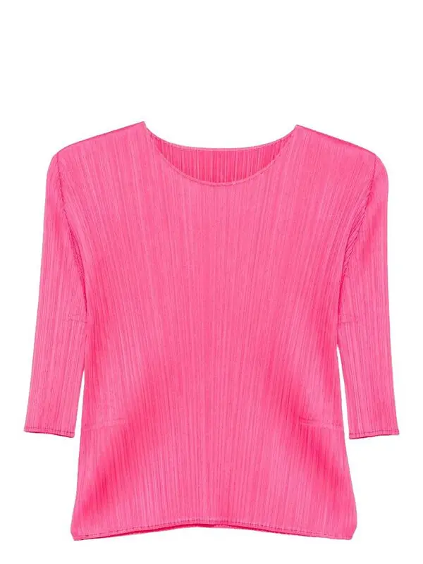Issey Miyake Pleated Dress - Pink