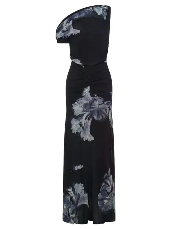NICHOLAS Elza One-shoulder Maxi Dress - Blue