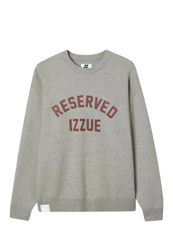 Izzue Logo-print Sweater - Grey