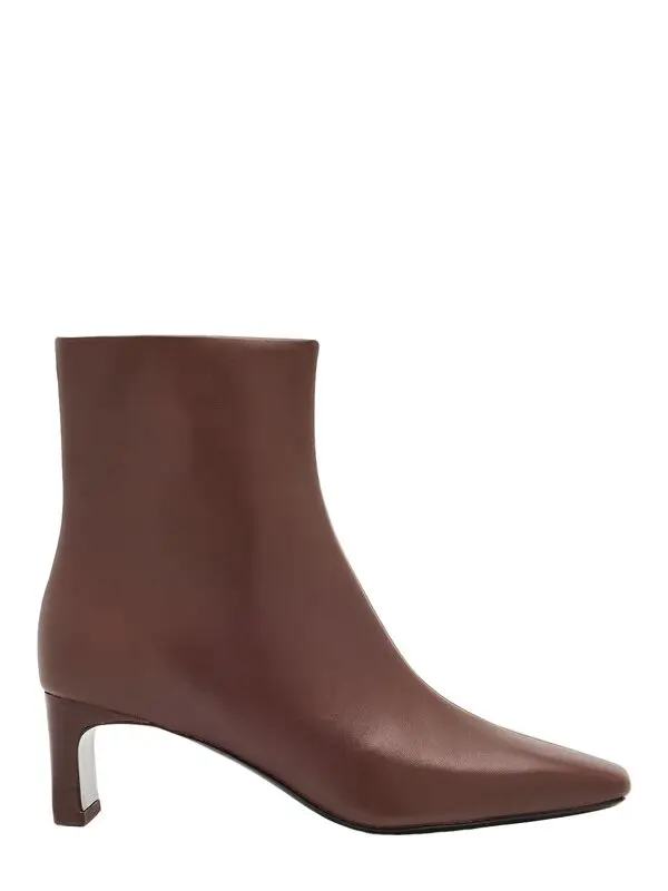 Rag & Bone Avery Leather Ankle Boots - Mocha