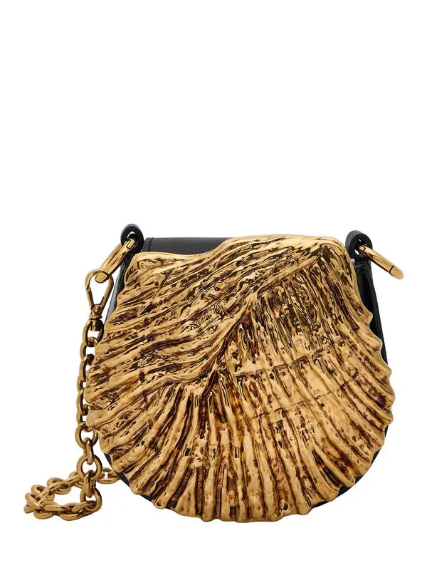 Chloé Sea Treasures Mini Leather Clutch - Black