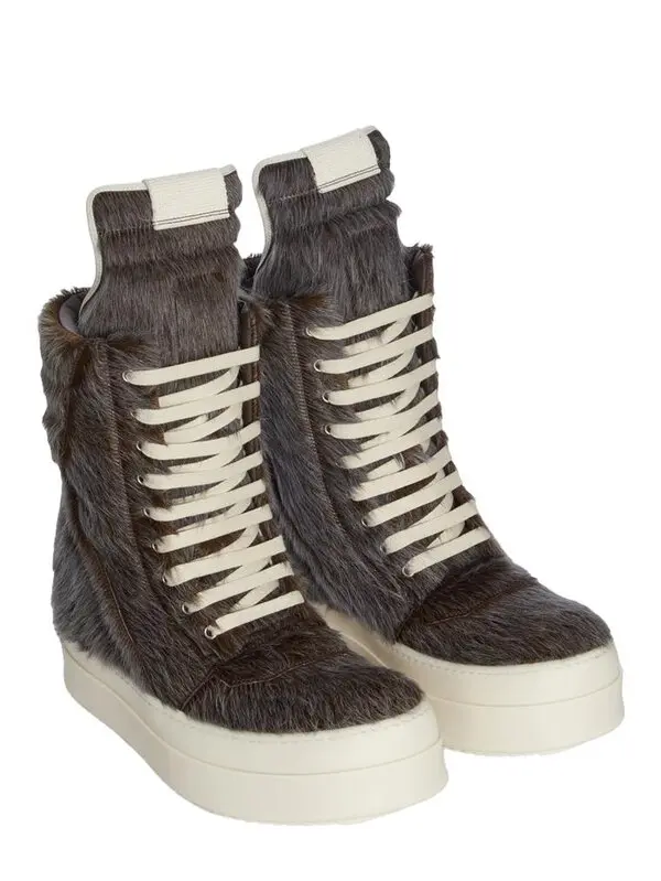 Rick Owens Concordians Mega Geobasket Sneakers - Blue