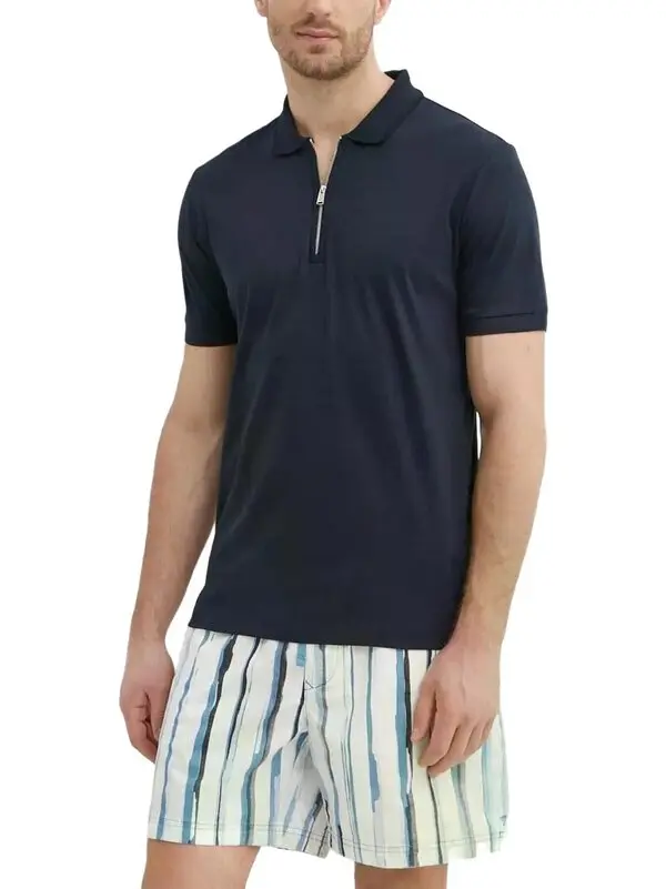 Hugo Boss Striped Drawstring Shorts - White