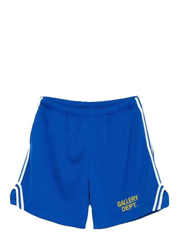 GALLERY DEPT. Stripe Detail Mesh Shorts - Blue