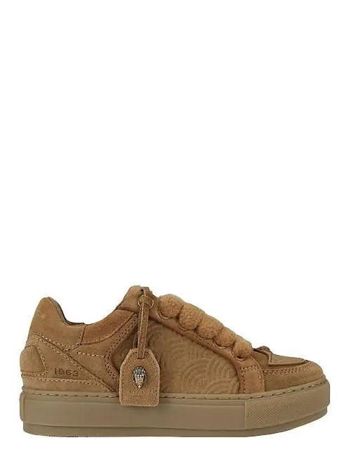 Kurt Geiger Southbank Suede Trainers - Camel
