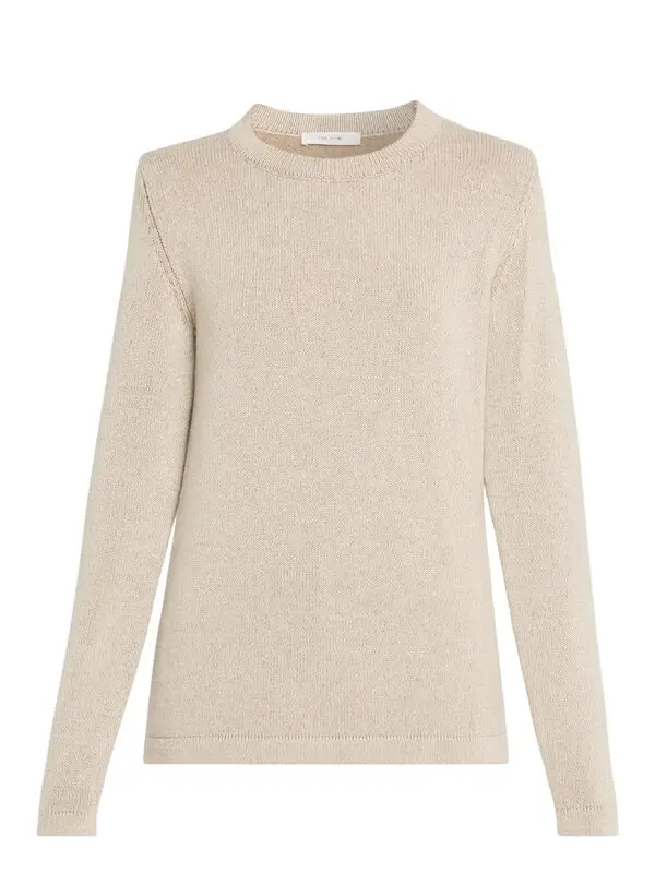 THE ROW Lyse Cashmere Crewneck Sweater - Beige