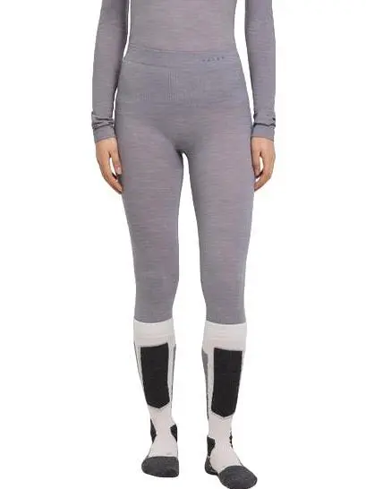 Falke Wool Tech Light 3/4 Baselayer Bottom - Grey-heather