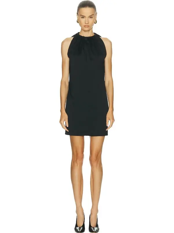 Bottega Veneta Halterneck Mini Dress - Black