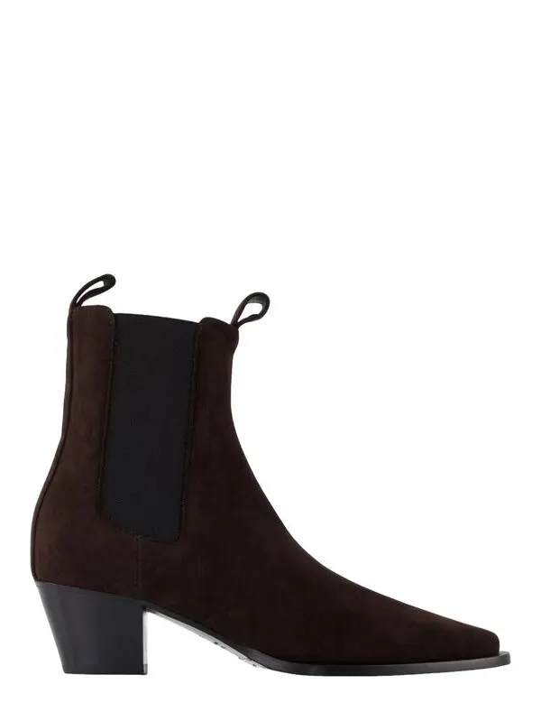 TOTÊME City Ankle Boots - Brown