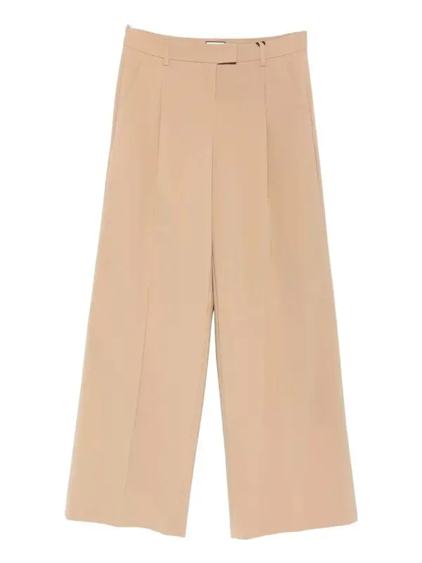 Seductive Pleated Trousers - Neutrals
