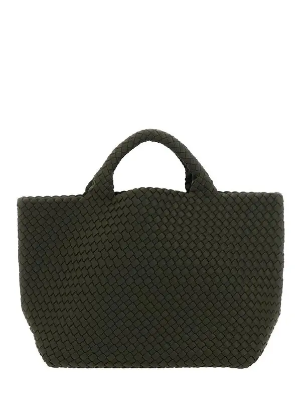 NAGHEDI St Barths Handbag With Braided Design - Green