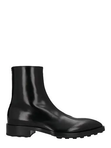 JIL SANDER Ankle Boots In Leather And Textile Fibers - Black