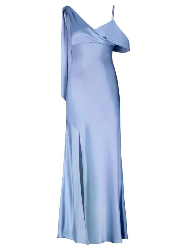 NICHOLAS Mirabelle One-shoulder Dress - Blue