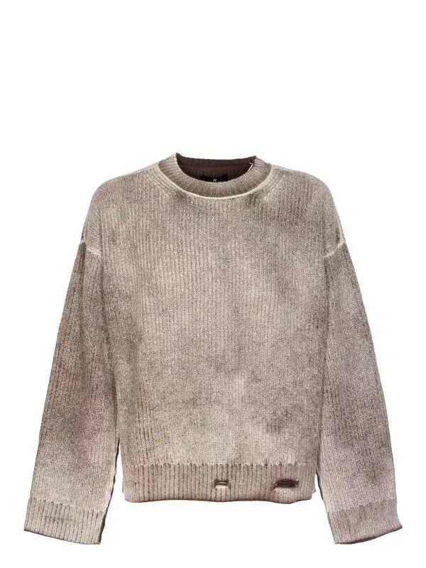 REPRESENT Distressed Sweater - Brown