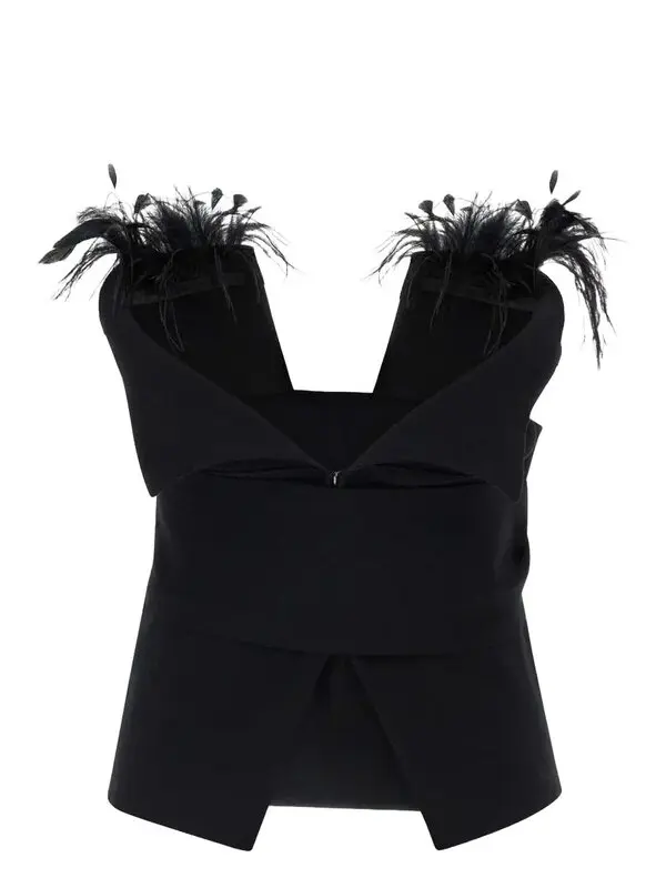 Alberta Ferretti Sleeveless Top - Black