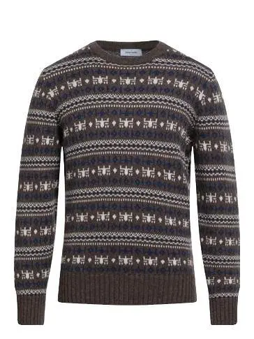 GRAN SASSO Virgin Wool Jacquard-knit Sweater - Grey