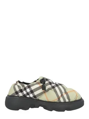 Burberry Signature Print Slip-on Sneakers - Sage Green