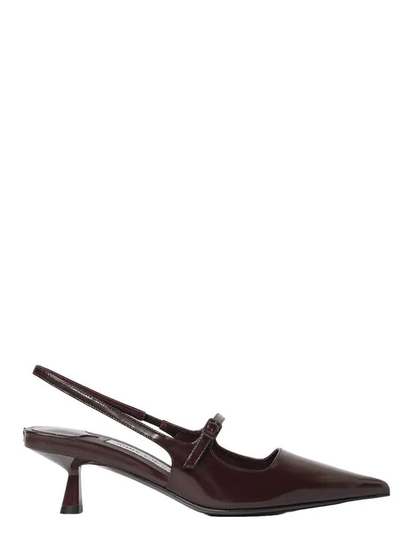 JIMMY CHOO Pointed-toe Slingback Pumps - Wine