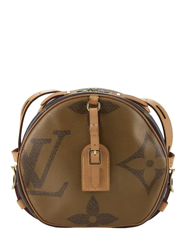 LOUIS VUITTON Monogram Reverse Giant Boite Chapeau Souple Mm - Brown