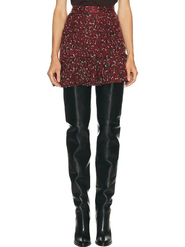 Saint Laurent Mini Skirt - Red