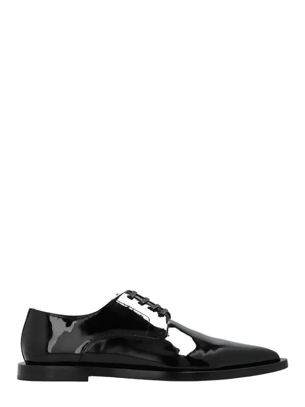 Dolce & Gabbana Leather Derby Shoes - Black