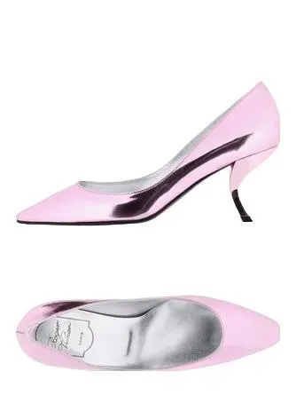 ROGER VIVIER Pumps In Soft Leather - Pink