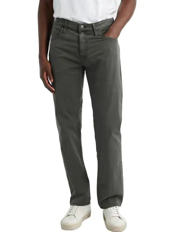 MAVI Zach Straight Leg Twill Pants - Peat Twill