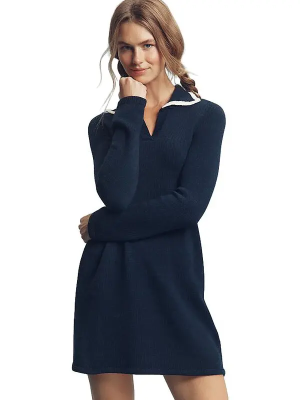 DAILY PRACTICE BY ANTHROPOLOGIE Knit Mini Dress - Navy