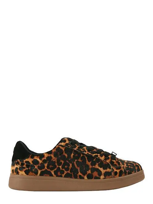Kurt Geiger Eliza Leopard Faux-leather Trainers - Brown/oth